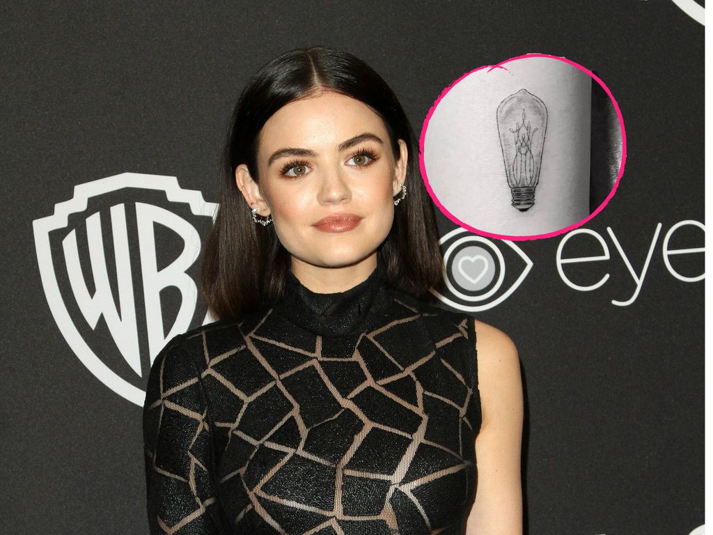 Hinweis auf A? Lucy Hale trägt nach PLL-Finale neues Tattoo ...