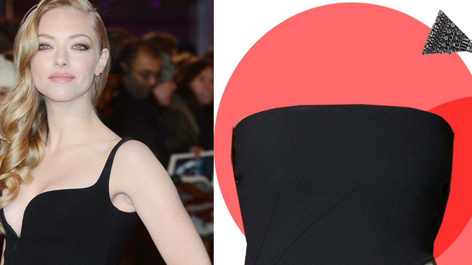 Hier gibt's Amanda Seyfrieds festlichen Rüsch-Look | Promiflash.de