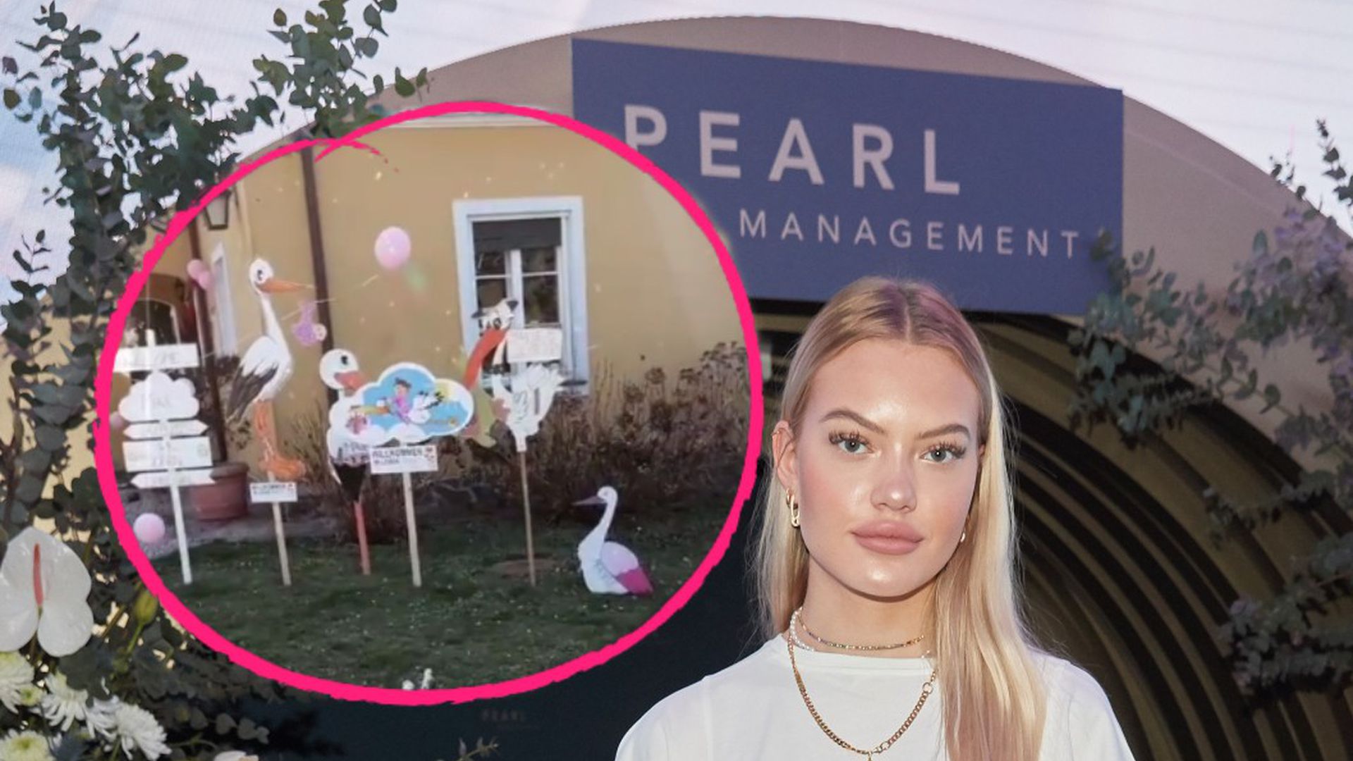 Süßer Empfang: Cheyenne Ochsenknecht durfte Klinik verlassen