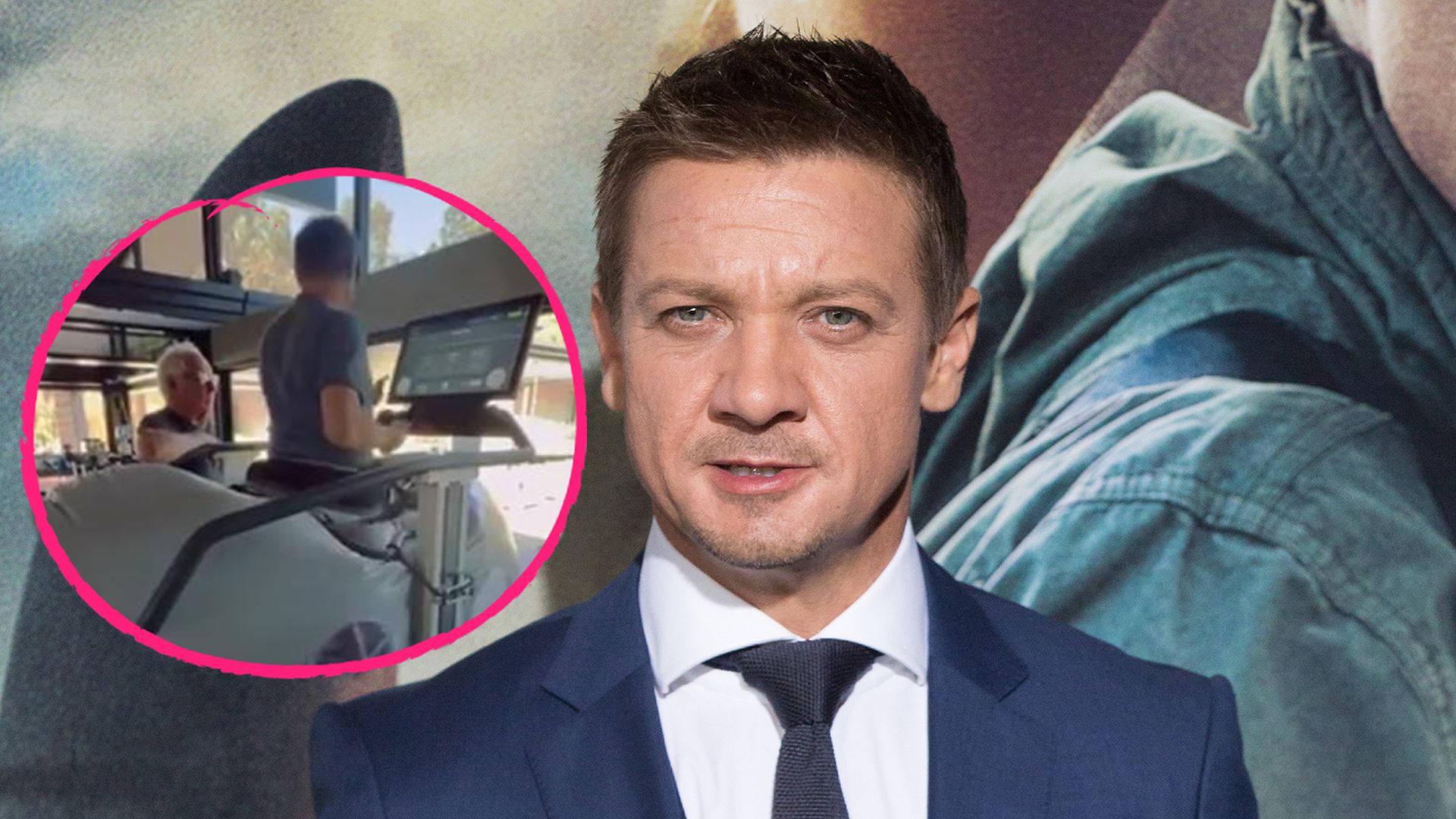Nach Unfall: Jeremy Renner auf Anti-Schwerkraft-Laufband