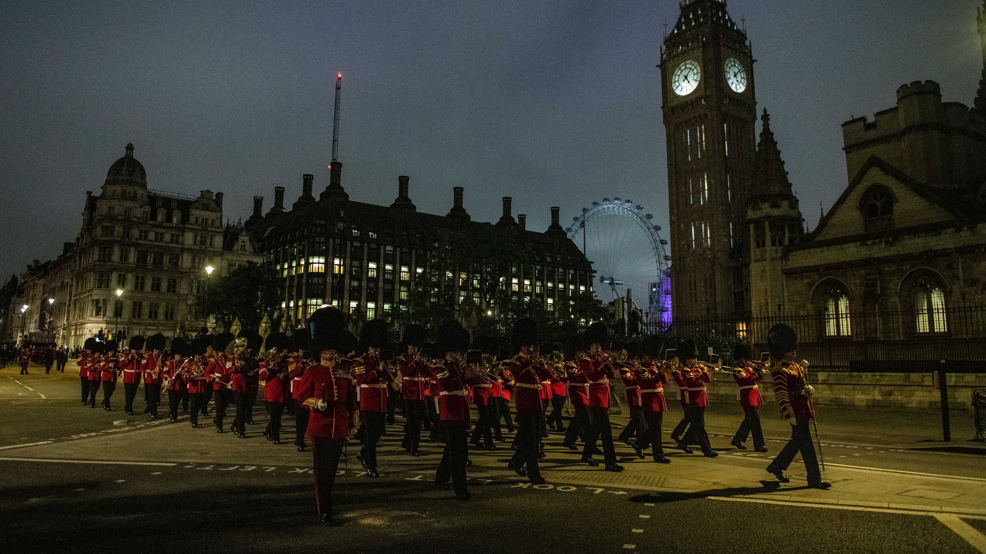 Die Proben für die Beerdigung der Queen finden nachts statt
