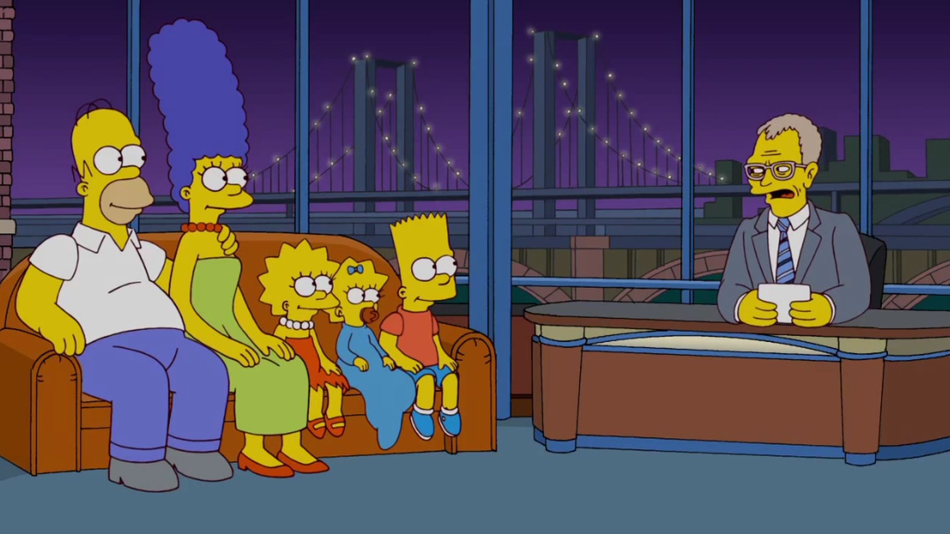 Die Simpsons: Couch Gag-Tribut an David Letterman | Promiflash.de