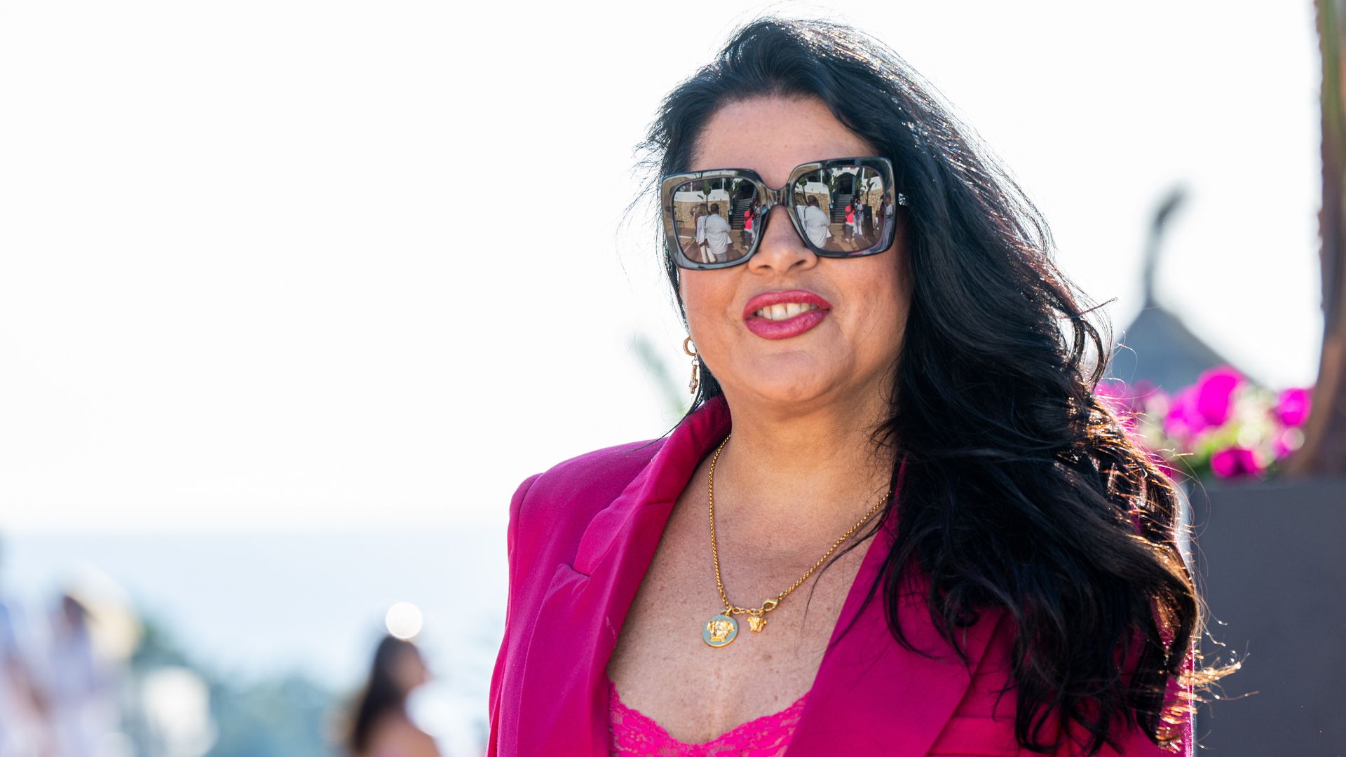 Iris Klein läuft bei Modenschau in New York über den Catwalk