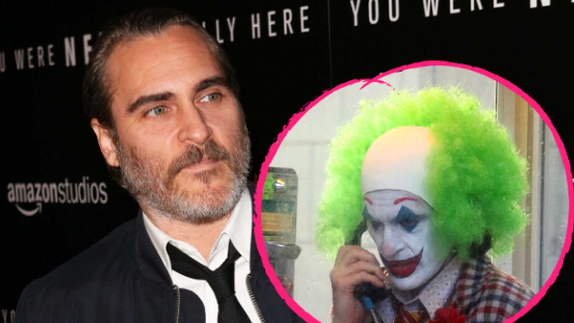 Mit grünem Afro: So sieht Joaquin Phoenix als der Joker aus ...