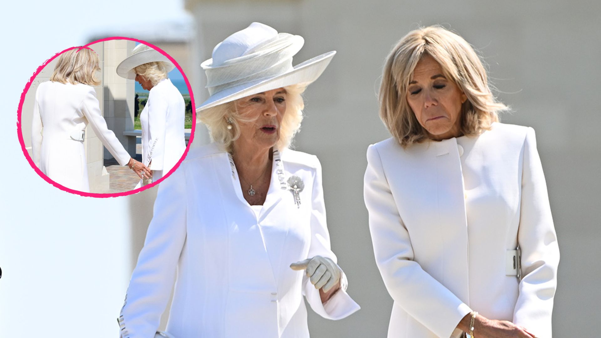 Cringe? Brigitte Macron versuchte Camillas Hand zu halten!