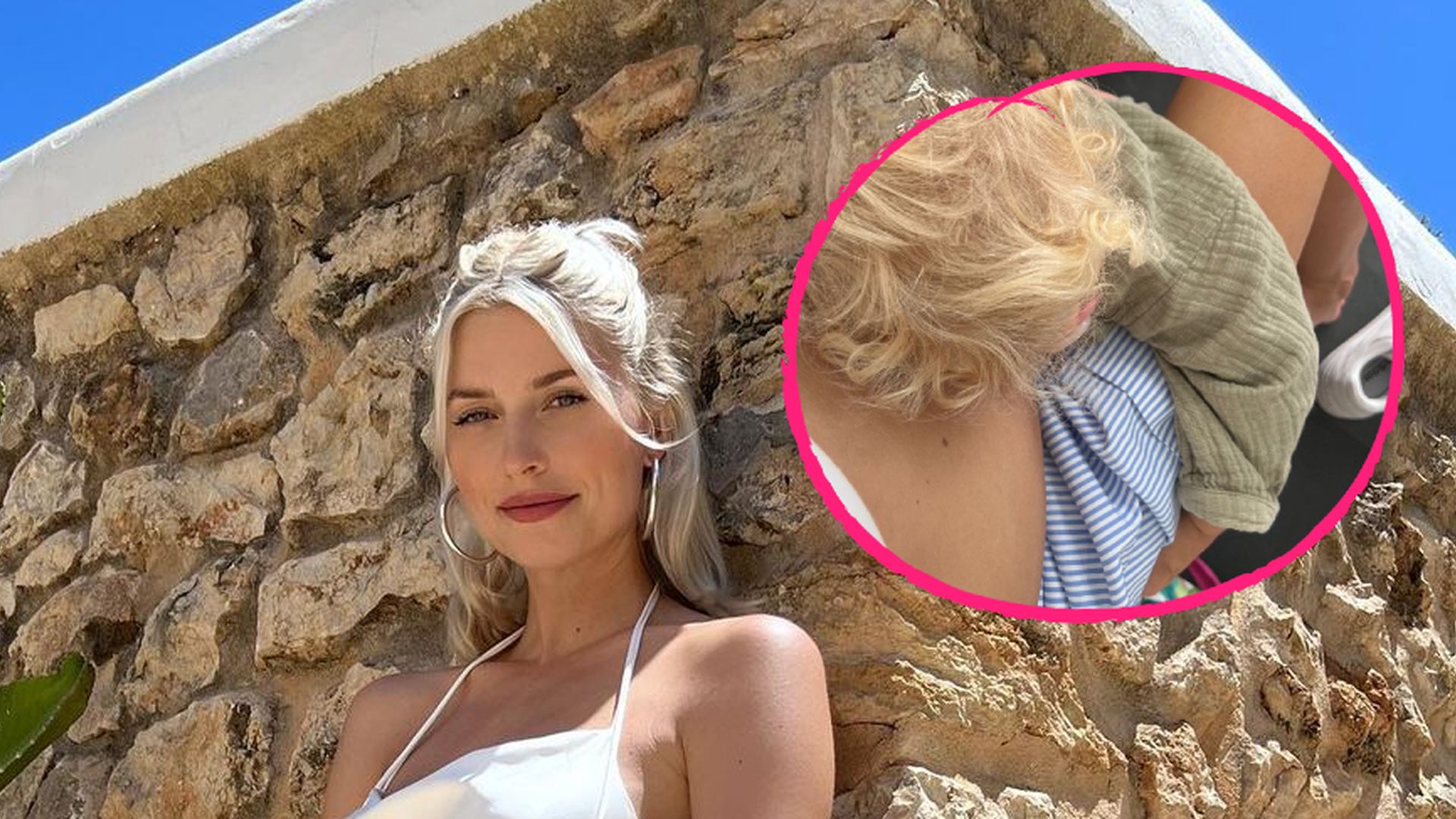 Wie süß! Lena Gerckes Tochter schmust mit Mamas Babybauch