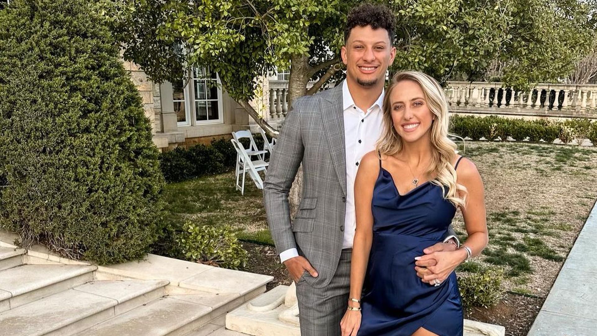 Süß: Brittany und Patrick Mahomes feiern ersten Hochzeitstag