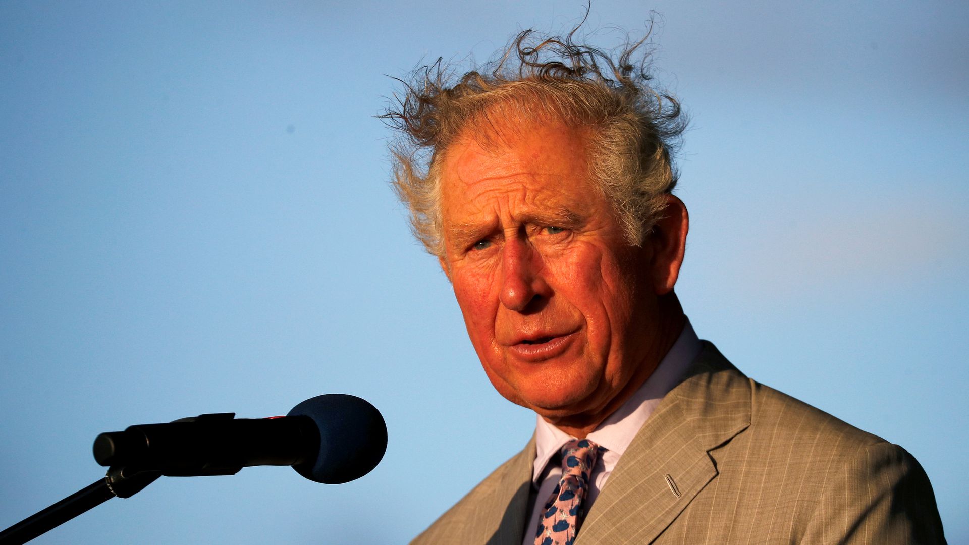 Vom Winde verweht: Prinz Charles sorgt mit Haaren für Lacher ...