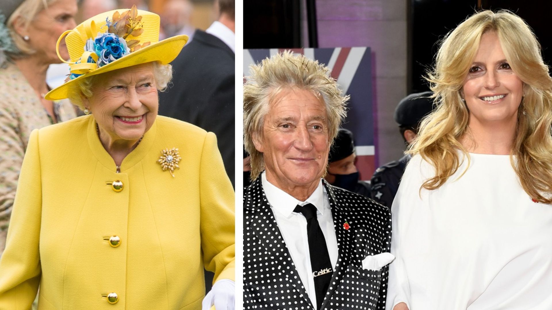 Queen-Beisetzung: Rod Stewarts Frau ist als Polizistin dabei