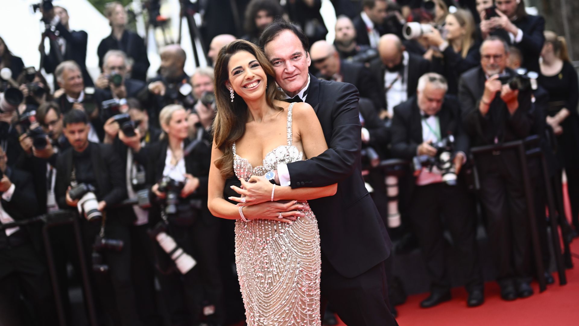 Quentin Tarantino turtelt mit seiner Daniella in Cannes
