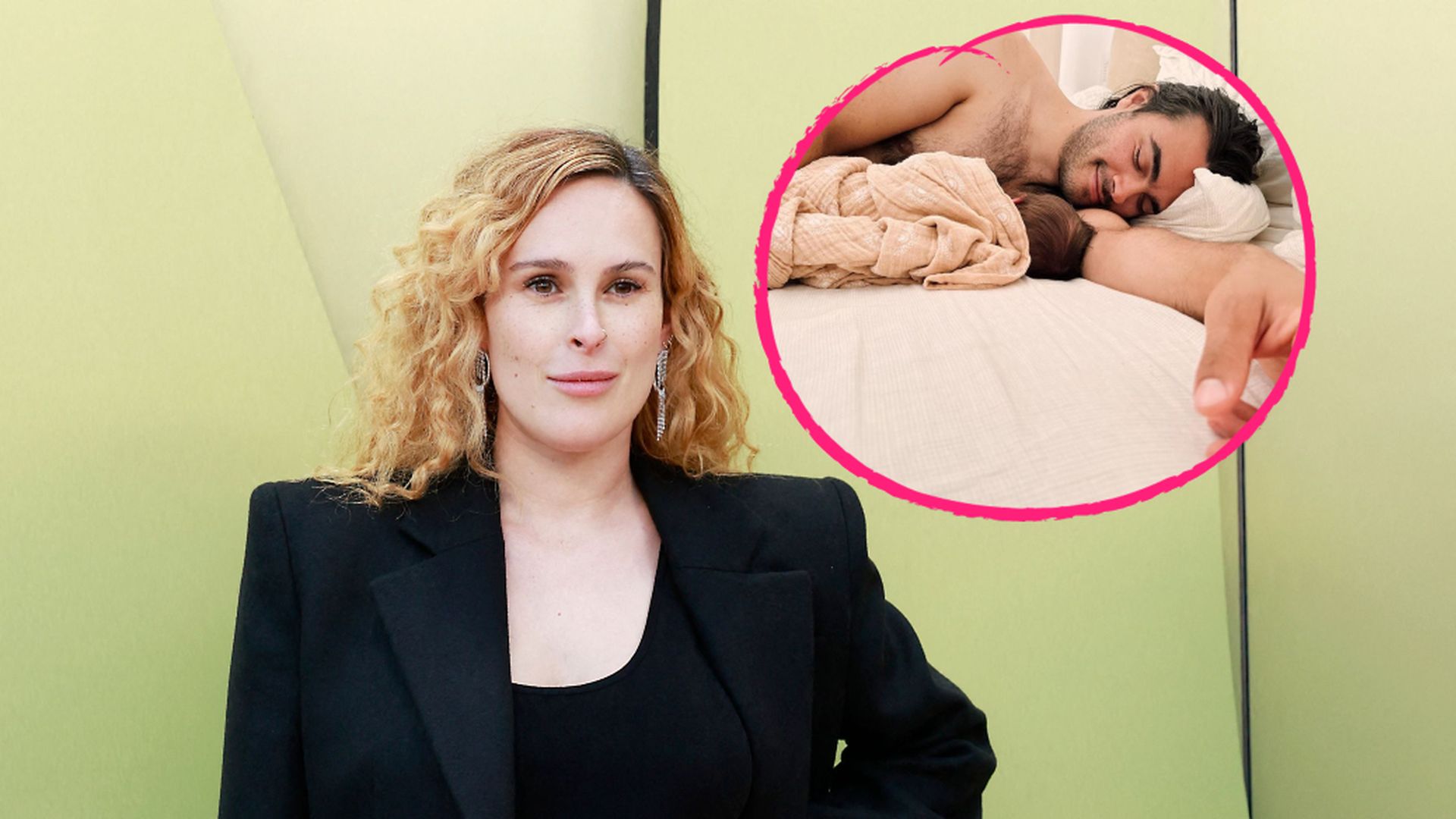 Bild mit Baby Lou: Rumer Willis schwärmt von ihrem Derek!