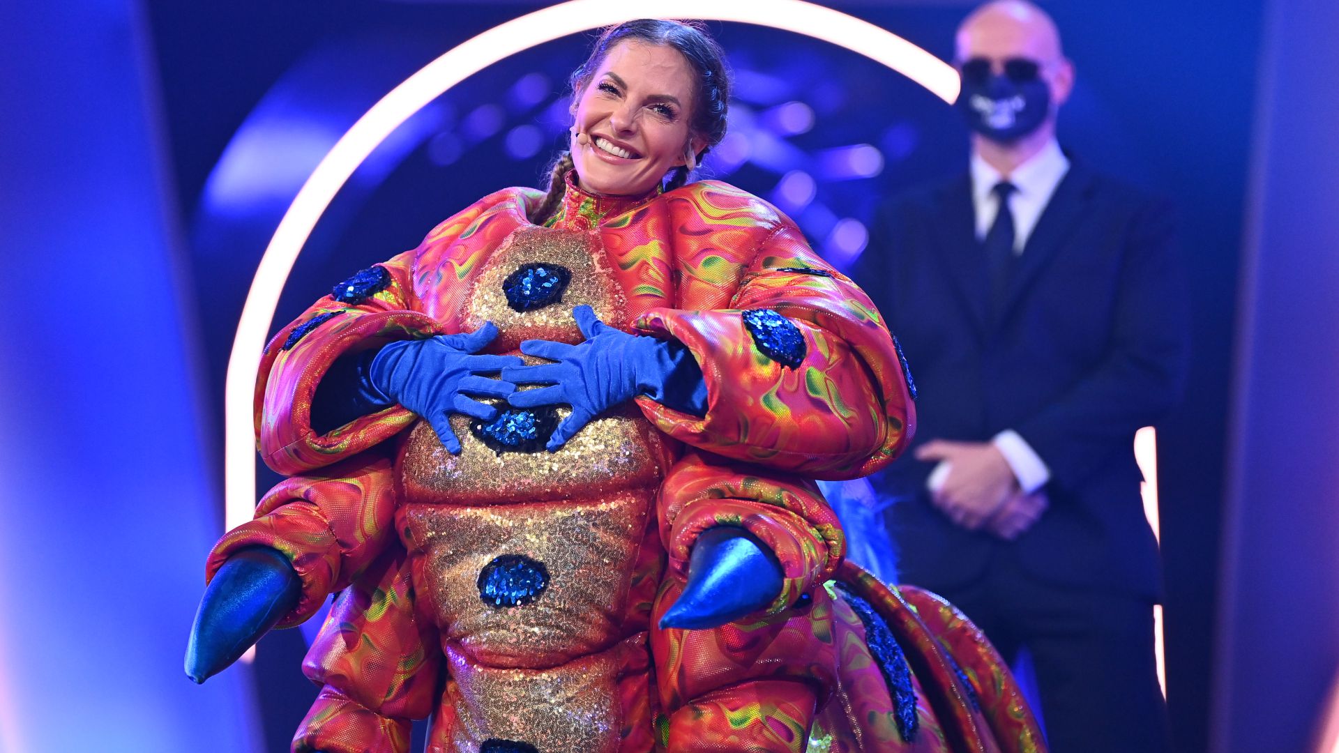 "The Masked Singer"-Finale: Sandy Mölling ist die Raupe Resi
