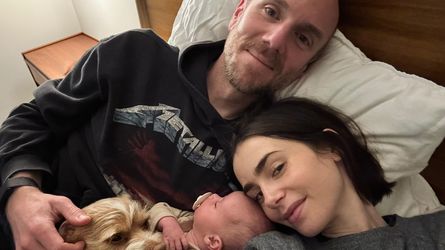 Lily Collins genießt Auszeit mit Mann und Baby am Strand